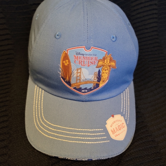 Disney | Accessories | Disney Light Blue Dvc Membership Cruise Hat ...